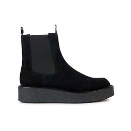 Geox Leder-Chelsea-Boots "Elidea" in Schwarz - 43% | Gr&ouml;&szlig;e 40 | Stiefeletten