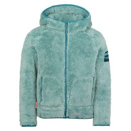 Trollkids Fleecejacke "Borgund" in T&uuml;rkis - 53% | Gr&ouml;&szlig;e 104 | Kids-fleecejacken-fleecepullover