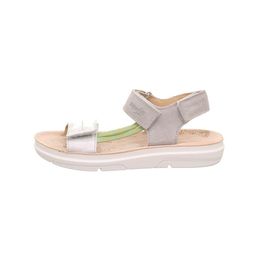 Superfit Leder-Sandalen in Grau/ Silber - 42% | Gr&ouml;&szlig;e 36 | Kindersandalen