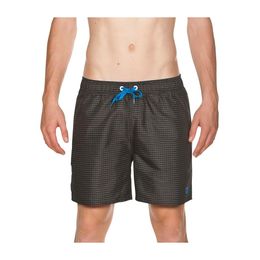 arena Badeshorts "Check" in Anthrazit - 66% | Gr&ouml;&szlig;e L | Herren-bademode-sport