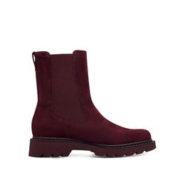 Tamaris Leder-Chelsea-Boots in Bordeaux - 59% | Größe 36 | Stiefeletten