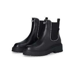 Liu Jo Leder-Chelsea-Boots in Schwarz - 51% | Größe 38 | Stiefeletten