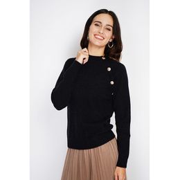 C& Jo Pullover in Schwarz - 69% | Größe 38 | Damen-pullover-cardigans