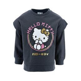 Hello Kitty Sweatshirt "Hello Kitty" in Anthrazit - 57% | Gr&ouml;&szlig;e 110 | Kinder-sweatshirts-jacken