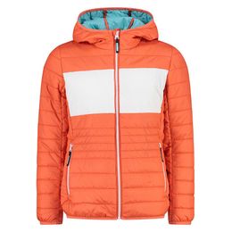 CMP Steppjacke in Orange/ Wei&szlig; - 48% | Gr&ouml;&szlig;e 164 | Kinderjacken