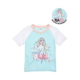 Disney Frozen Shirt "Frozen" in Wei&szlig;/ T&uuml;rkis/ Bunt - 67% | Gr&ouml;&szlig;e 104 | Kinder-oberteile