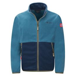 Trollkids Fleecejacke "Storfjord" in Blau/ Dunkelblau - 12% | Gr&ouml;&szlig;e 152 | Kids-fleecejacken-fleecepullover