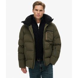 Superdry Herren Ski Sports Gepolsterte Jacke Khaki - Gr&ouml;&szlig;e: S 1020304600089GVK001