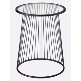 HEINE HOME Beistelltisch, Schwarz, Gr. H/B/T ca. 53/41/41 cm, Beistell- & Couchtische, Material: Metall