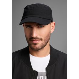 MAN'S WORLD Schirmmütze MAN'S WORLD, Herren, schwarz, Obermaterial: 100% Polyester. Futter: 100% Baumwolle, unifarben, Mützen, mit wärmenden Fleecefutter - NEW