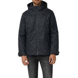 s.Oliver Herren Outdoorjackedk blau, Gr. XXXL, unifarben, Web, Obermaterial: 100% Polyester, Jacken, mit Kapuze