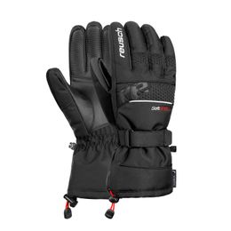 Skihandschuhe Reusch "Connor R-TEX XT", Damen, Gr. 10.5, schwarz, weiß, 92% Polyester, 8% Polyurethan, unifarben, Casual, Handschuhe, in sportlichem Design