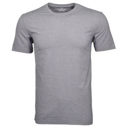 T-Shirt Ragman, Herren, Gr. XL, grau (blau, melange, 171), Baumwollmischung, regular fit, Rundhals, Shirts T-Shirt