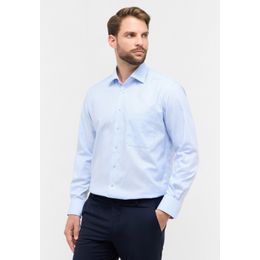 Langarmhemd Eterna "COMFORT FIT", Herren, Gr. 41, Normalgrößen, hellblau, 100% Baumwolle, normal, Manschette, Hemden, NON IRON (bügelfrei)