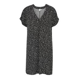 GAP Tall Kleid Damen Größe 42 schwarz / weiß Winterkleid