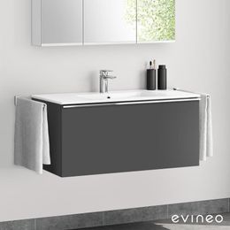 evineo ineo4 Unterschrank B: 100 cm, 1 Auszug, mit Griff, f&uuml;r evineo ineo Waschtisch,, BE0207AN,
