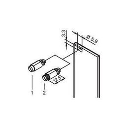 nVent Schroff Quick Release Fastener - 21101-847