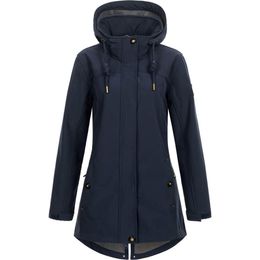Ankerglut Ankerglutbrise Softshellmantel Damen dunkelblau 50 - Damenjacken