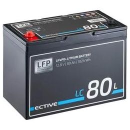 ECTIVE LC 80L 12V LiFePO4 Lithium Versorgungsbatterie 80 Ah