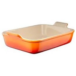 Le Creuset Auflaufform Tradition rechteckig 26 cm Ofenrot