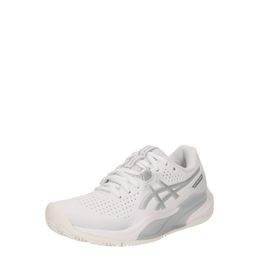 asics Sportschuh 'GEL-CHALLENGER 15 CLAY' Damen Gr&ouml;&szlig;e 39 silbergrau / silber / wei&szlig;