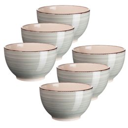 Mäser Mäser Müslischalen-Set, Steingut LUMACA