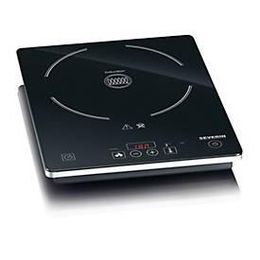 Severin Kochtafel KP 1071, Induktion, 1 Platte, 2.000 W, B 280 x T 350 x H 42 mm, Touchbedienung, Display, Schwarz