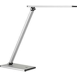 LED-Tischleuchte Unilux TERRA, 5 W, 500 lm, 4 Lichtstärken, dreh- und neigbar, faltbar, grau