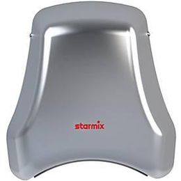 Händetrockner Starmix T-C1 M, Netzbetrieb, Infrarotschalter, 1550 W, 38 l/s, 345 km/h, Edelstahl, grau