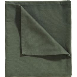 Tischdecke DDDDD "Kit", grün (tannengrün), B:140cm L:240cm, Baumwolle, Tischdecken, 140x240 cm, Baumwolle