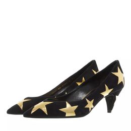 SAINT LAURENT Pumps & High Heels - Kiki Star Pumps Leather - Gr. 36 (EU) - in Schwarz - f&uuml;r Damen