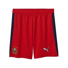 Puma SK Rapid Wien Short Auswärts 2025/2026 Rot F02, Größe 116, Kinder, Fan Artikel - 11teamsports