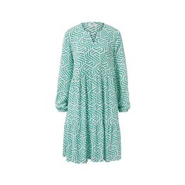 Tchibo - Bedrucktes Webkleid - Damen - Gr. 48 - creme