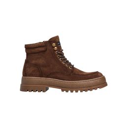 Pepe Jeans Footwear Leder-Boots "Lincoln Nature" in Braun - 56% | Größe 41 | Herrenstiefel
