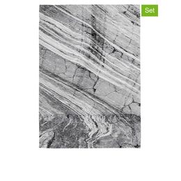 Blanc 2er-Set: Geschirrtücher "Orphic" in Grau - 12% | Tischwaesche