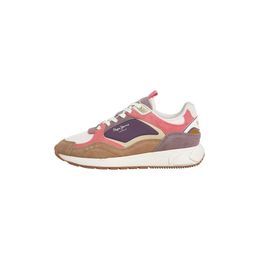 Pepe Jeans Sneaker 'Marlon' Damen Gr&ouml;&szlig;e 39 braun / taupe / hellpink / wei&szlig;