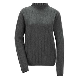 Madeleine Mode MADELEINE Pullover Damen Größe L graphit