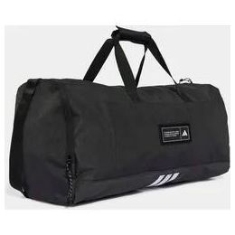 Sporttasche Adidas PERFORMANCE "4ATHLTS DUF M", schwarz-weiß (schwarz, weiß), Obermaterial: 100% Polyester, Taschen