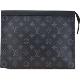 Louis Vuitton Clutches - Monogram Eclipse Pochette Voyage MM - Gr. unisize - in Schwarz - f&uuml;r Damen