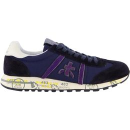 Premiata Low-Top Sneaker - Dames Lucy Sneaker Blauw/Paars - Gr. 41 (EU) - in Blau - f&uuml;r Damen