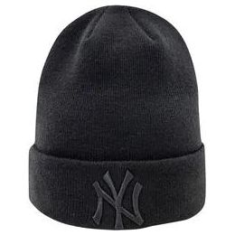 Strickm&uuml;tze New Era "NEW YORK YANKEES", Damen, schwarz, Strick, Kunstfaser, unifarben, M&uuml;tzen Strickm&uuml;tze