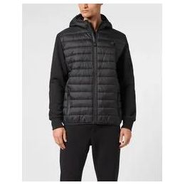 Daunenjacke Plein Sport "Jacke", Herren, Gr. XL, schwarz (02, schwarz), Obermaterial: 100% Nylon; Futter: 100% Nylon; Füllung: 100% Polyester, Jacken