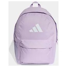 Rucksack Adidas PERFORMANCE "CLSC BARS BP", powder plum, weiß, Rucksäcke, Damen, Obermaterial: 100% Polyester