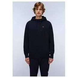Hoodie Napapijri "BALIS", Herren, Gr. L, blau (blu marine), Obermaterial: 80% Baumwolle, 20% Polyester, normal, Rundhals, Bündchen, Sweatshirts