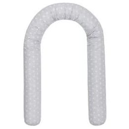 Nestchenschlange fillikid "Luxe, Cube Grey", grau (cube grau), Bezug: 100% Baumwolle. Füllung: 100% Polyester, Bettnestchen, Made in Europe