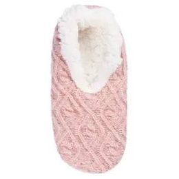 Haussocken s.Oliver "warm & cozy", Damen, Gr. 41 (42), rosa (adobe rose), Materialmix, unifarben, Socken, mit elastischem Bund