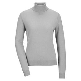 Madeleine Mode MADELEINE Pullover Damen Größe M silbergrau