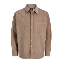 Jack & Jones Jack & Jones Button Up Shirt 'JORInwood' male Brown size XL