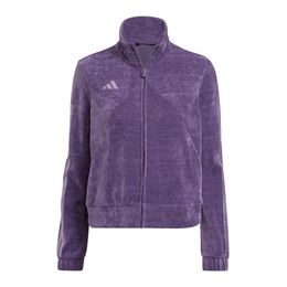 adidas Sportswear Athletic Zip-Up Hoodie 'TIRO' female Purple size XL