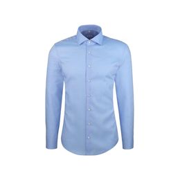 Seidensticker Business Shirt 'Schwarze Rose' male Blue size 37